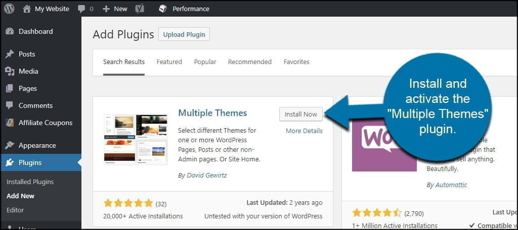 How to Use Multiple Themes for Pages in WordPress - Hot Deal